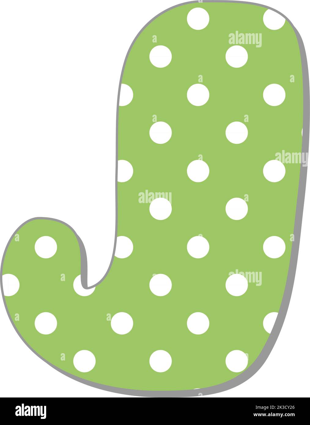 Polka dot letter.Pastel polka dots font. Hand drawn letter design for ...