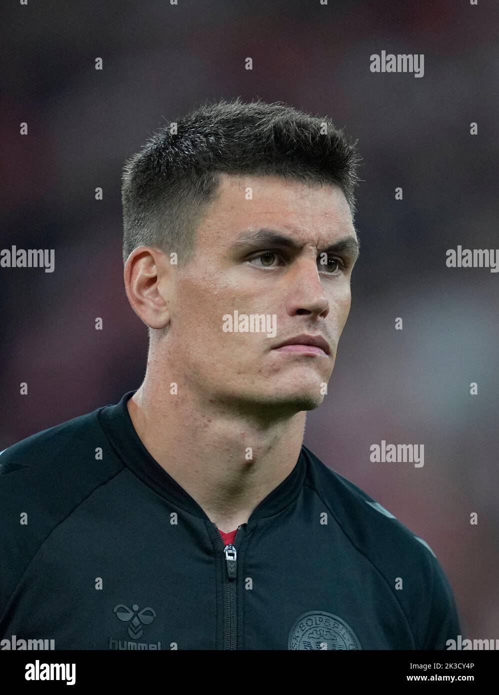 Parken, Copenhagen, Denmark. 25th Sep, 2022. Joakim Maehle (Denmark ...