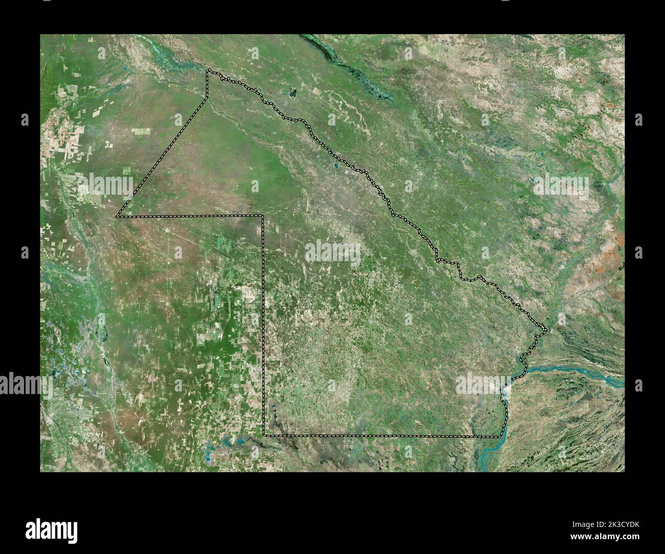 Chaco map vector Stock Vector Images - Alamy