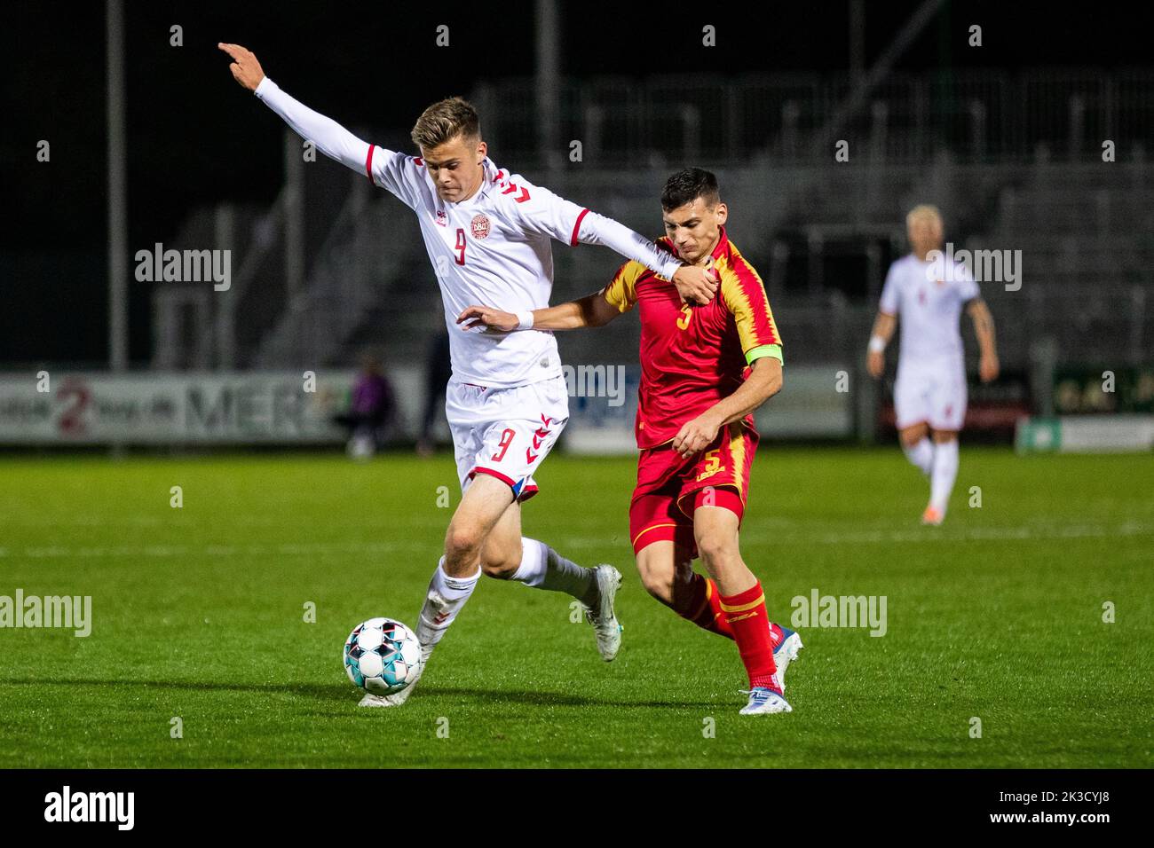 Hobro, Denmark. 24th, September 2022. Oliver Ross (9) of Denmark and ...
