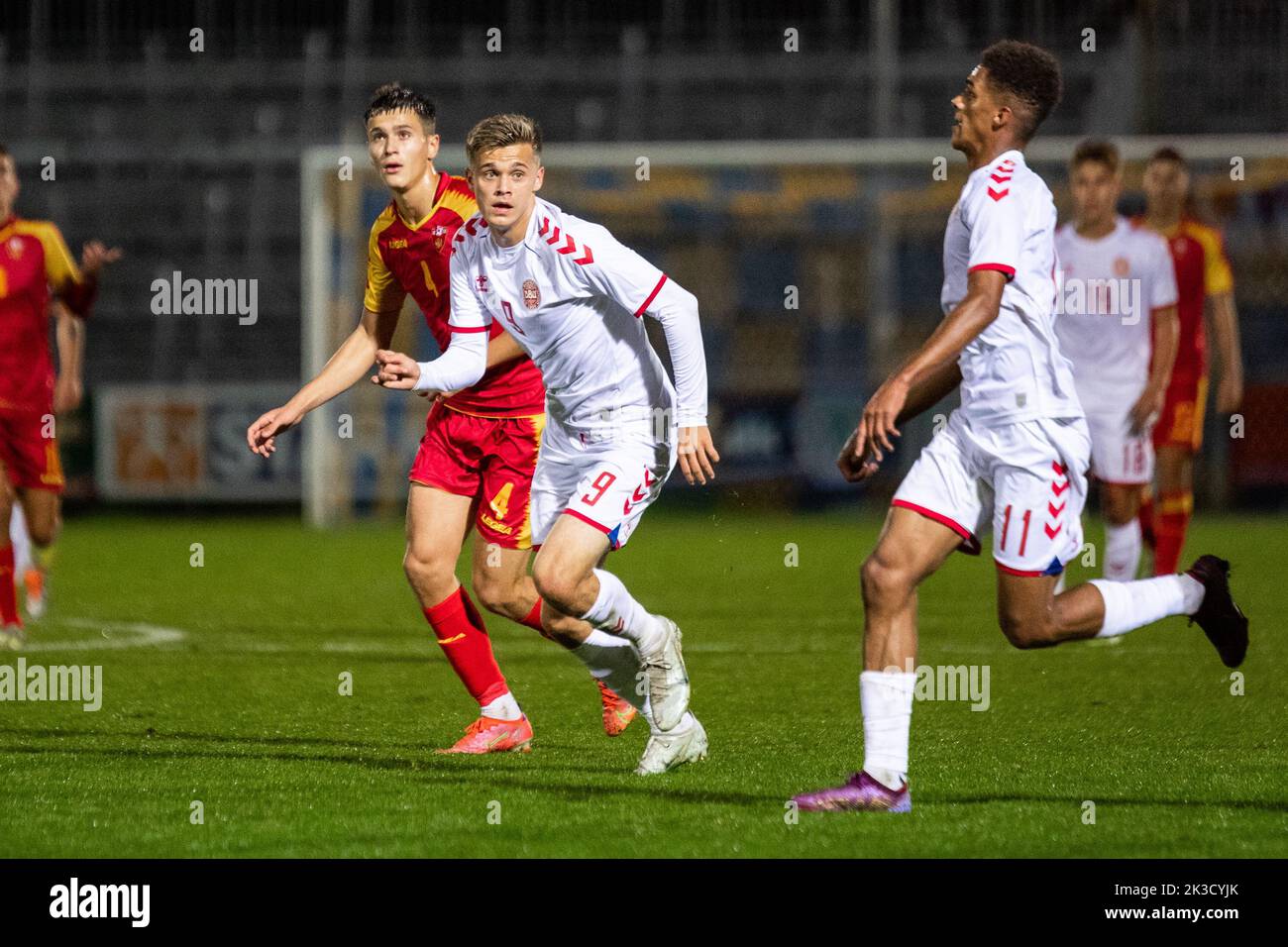 Hobro, Denmark. 24th, September 2022. Oliver Ross (9) of Denmark seen ...