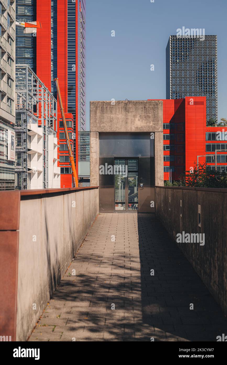 Esch Belval, Luxembourg-September 2022: street life in the modern ...
