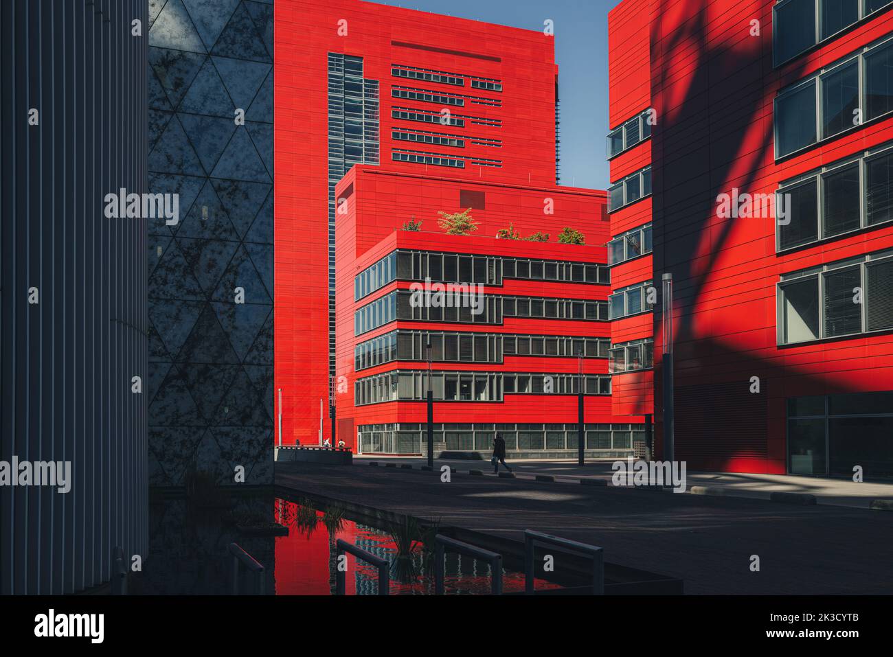Esch Belval, Luxembourg-September 2022: street life in the modern ...
