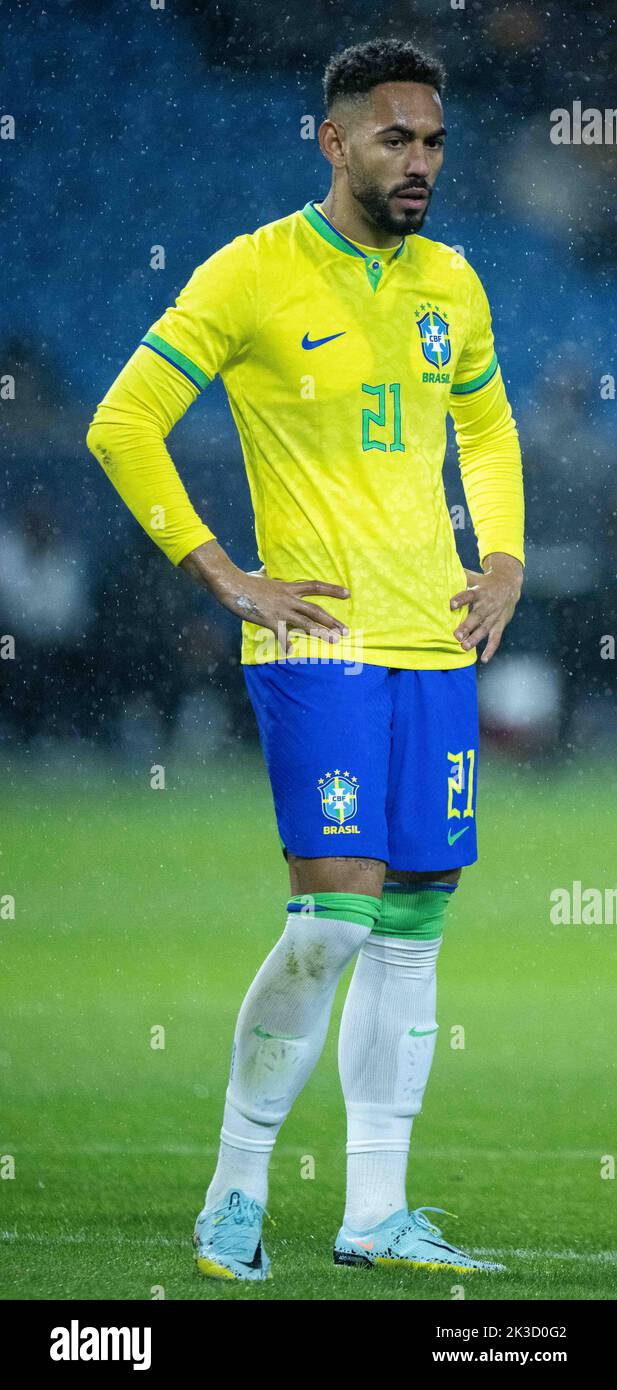 LE HAVRE, FRANCE - SEPTEMBER 23: Matheus Cunha of Brazil during the ...