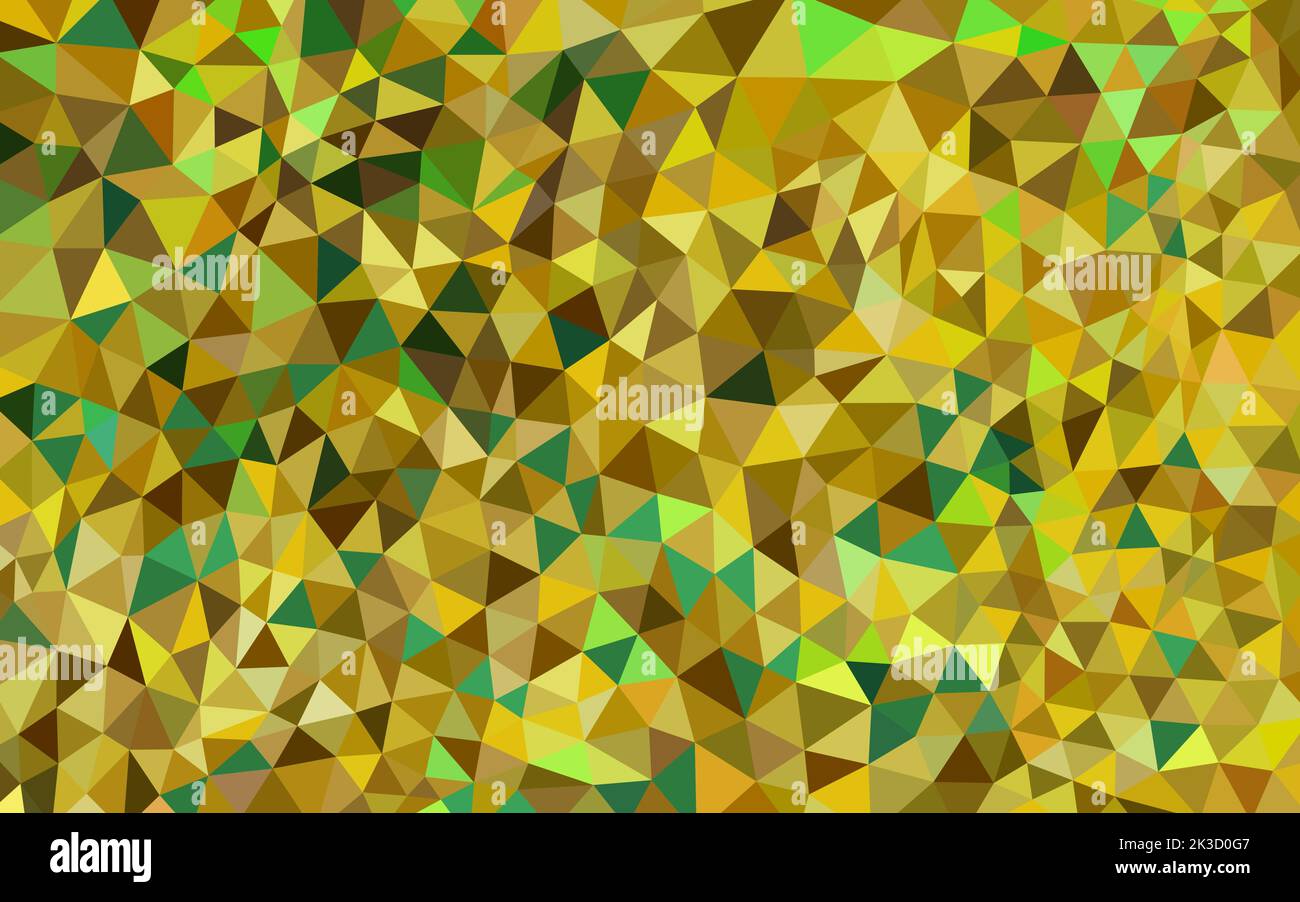 abstract vector geometric triangle background - yellow and green Stock ...