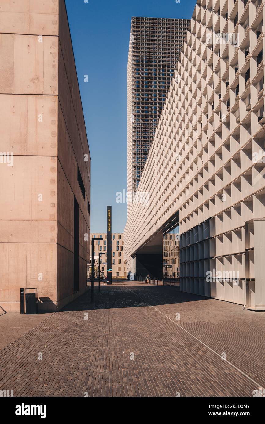 Esch Belval, Luxembourg-September 2022: street life in the modern ...