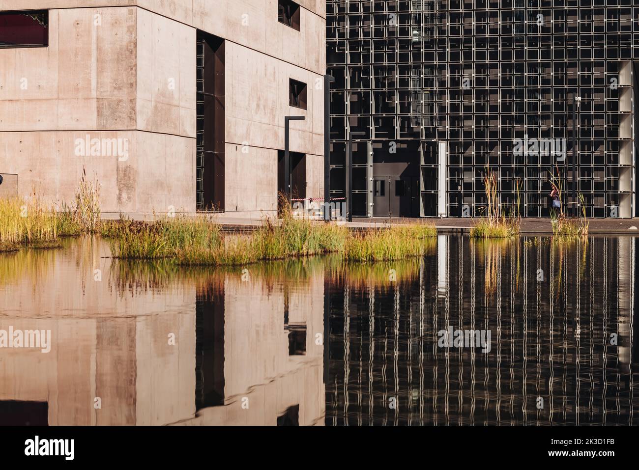 Esch Belval, Luxembourg-September 2022: street life in the modern ...