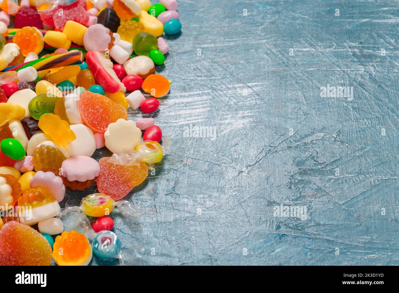 Colorful Candies mixed Stock Photo - Alamy