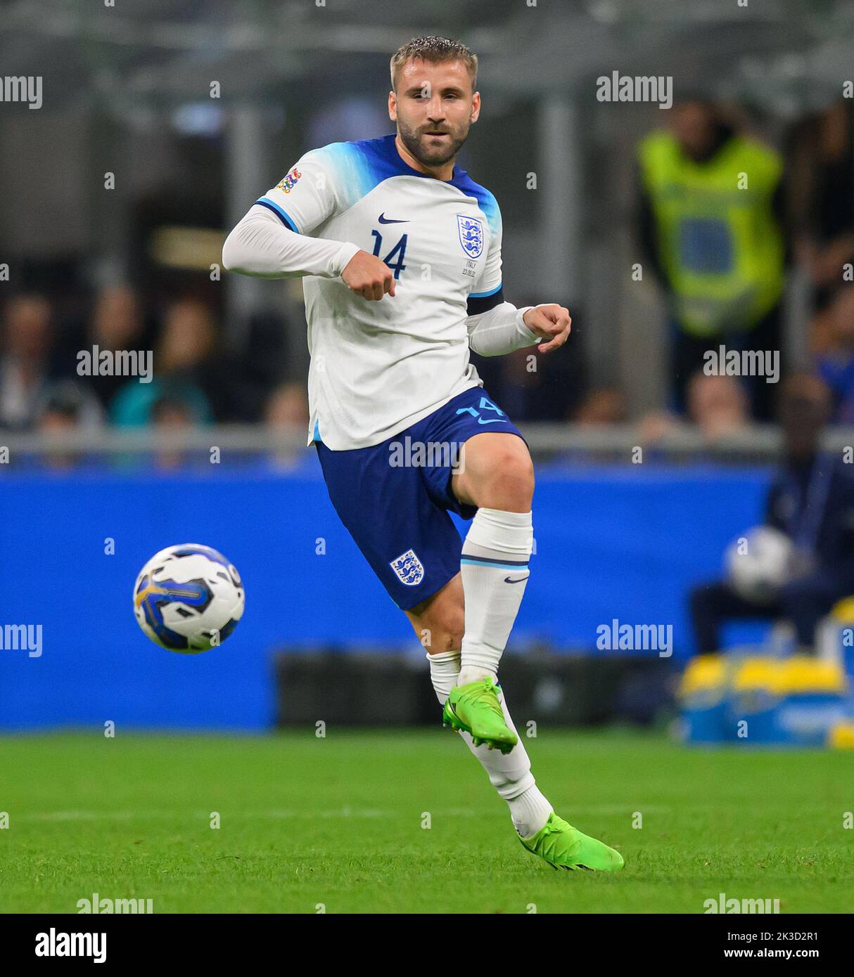 Luke shaw england italy hi-res stock photography and images - Alamy