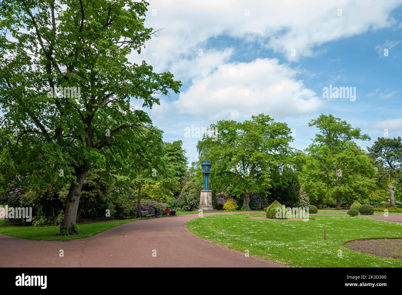 Beautiful landscape in a park in Wolverhampton Stock Photo - Alamy