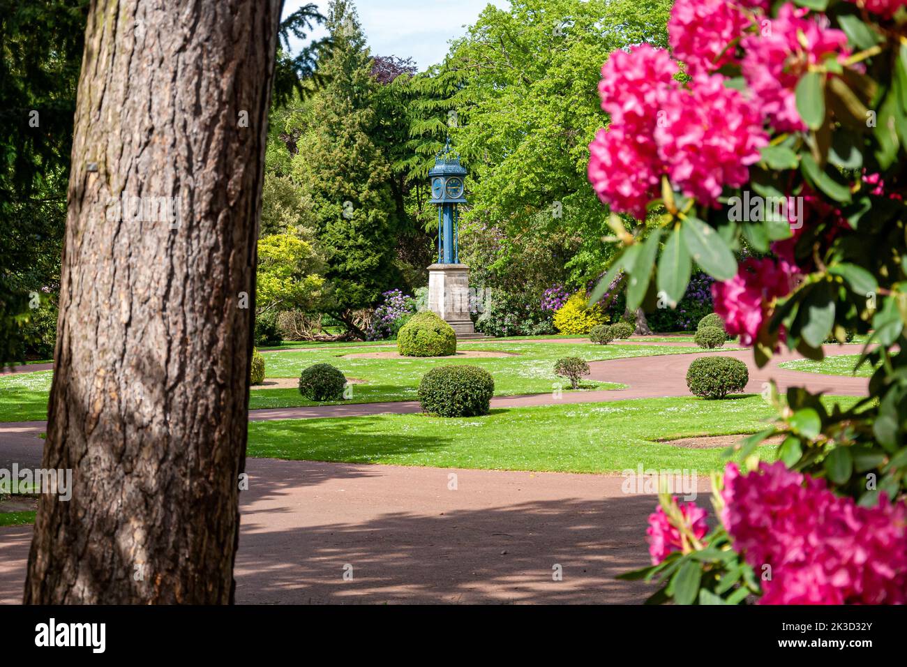 Beautiful landscape in a park in Wolverhampton Stock Photo - Alamy