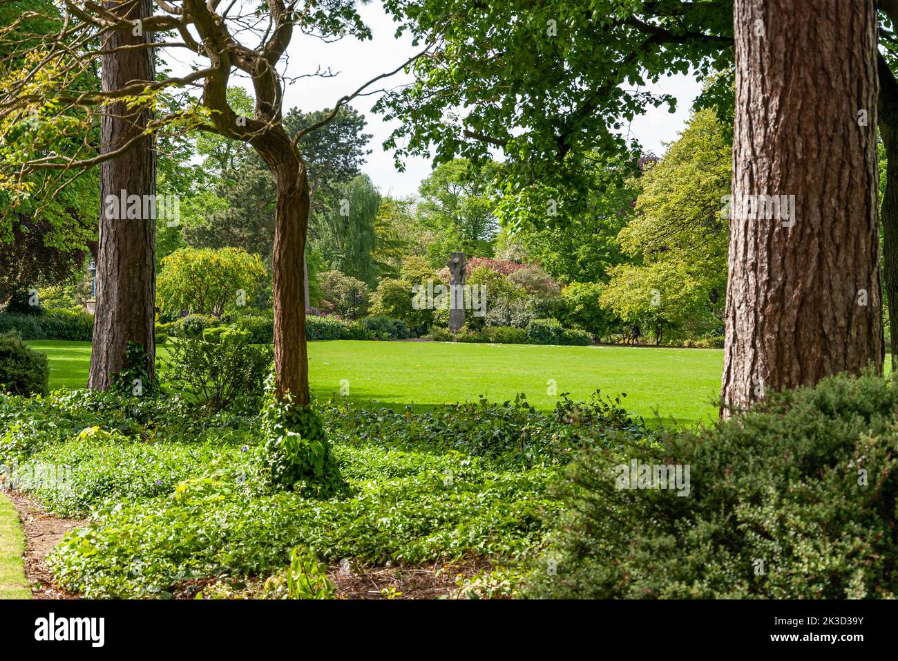 Beautiful landscape in a park in Wolverhampton Stock Photo - Alamy
