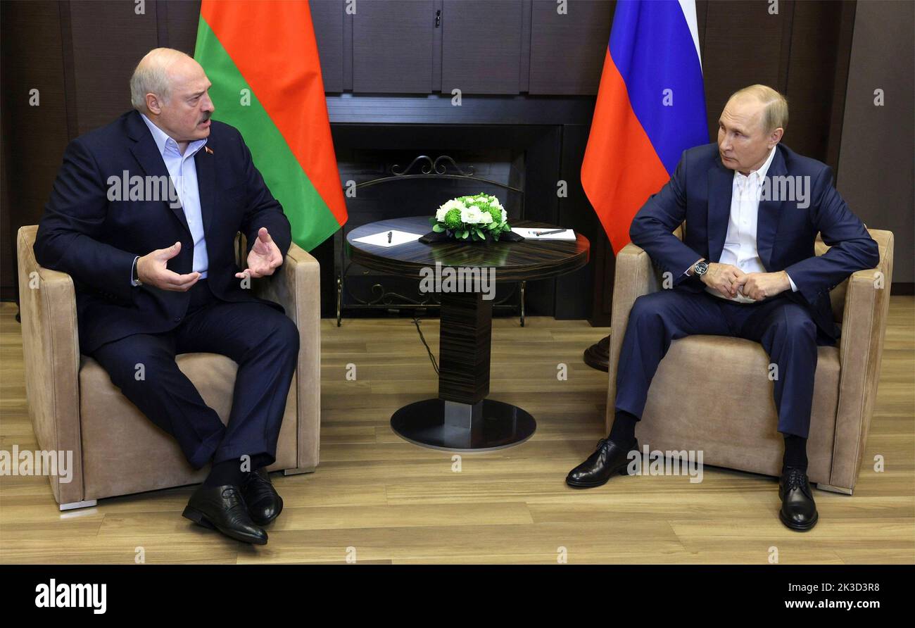 Moscow, Russia. 26th Sep, 2022. Russian President Vladimir Putin ...