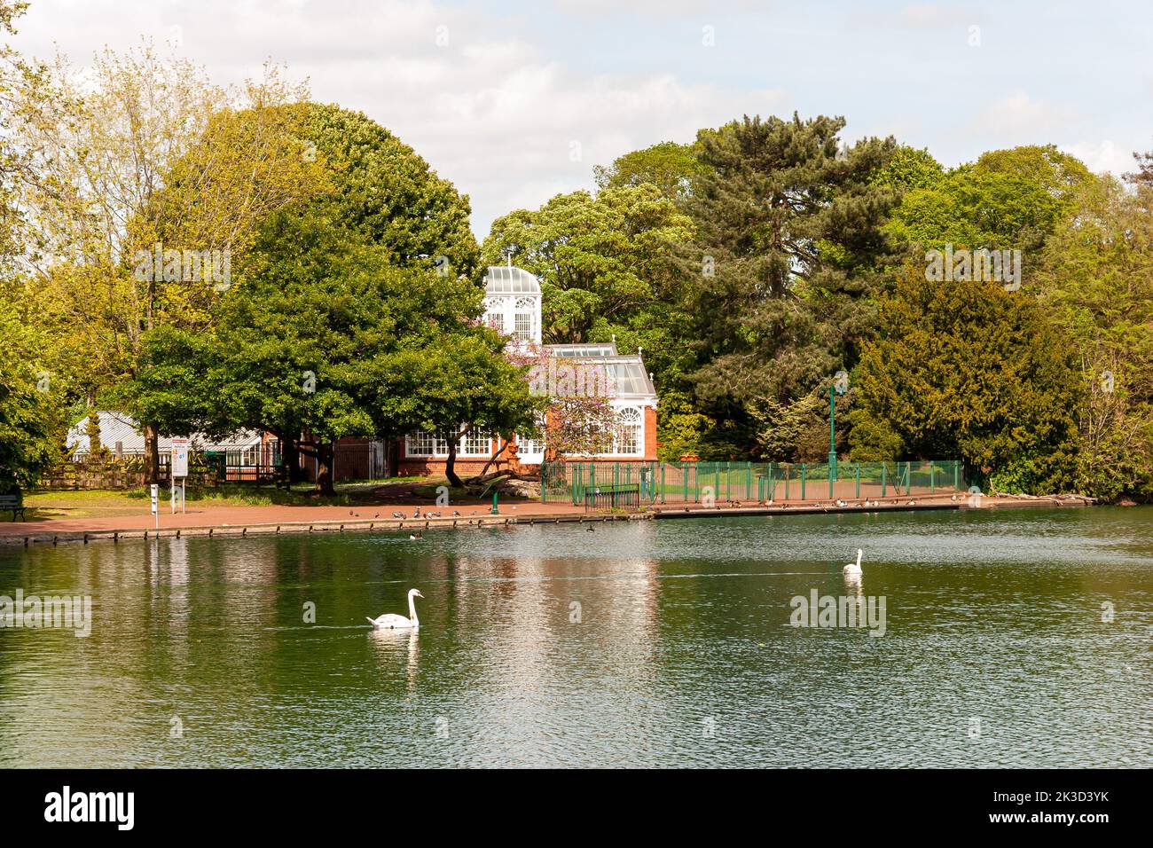 Beautiful landscape in a park in Wolverhampton Stock Photo - Alamy