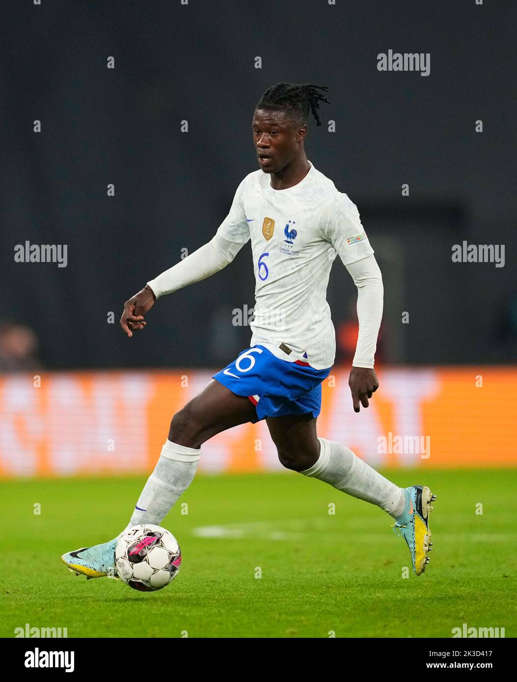 Parken, Copenhagen, Denmark. 25th Sep, 2022. Eduardo Camavinga (France ...