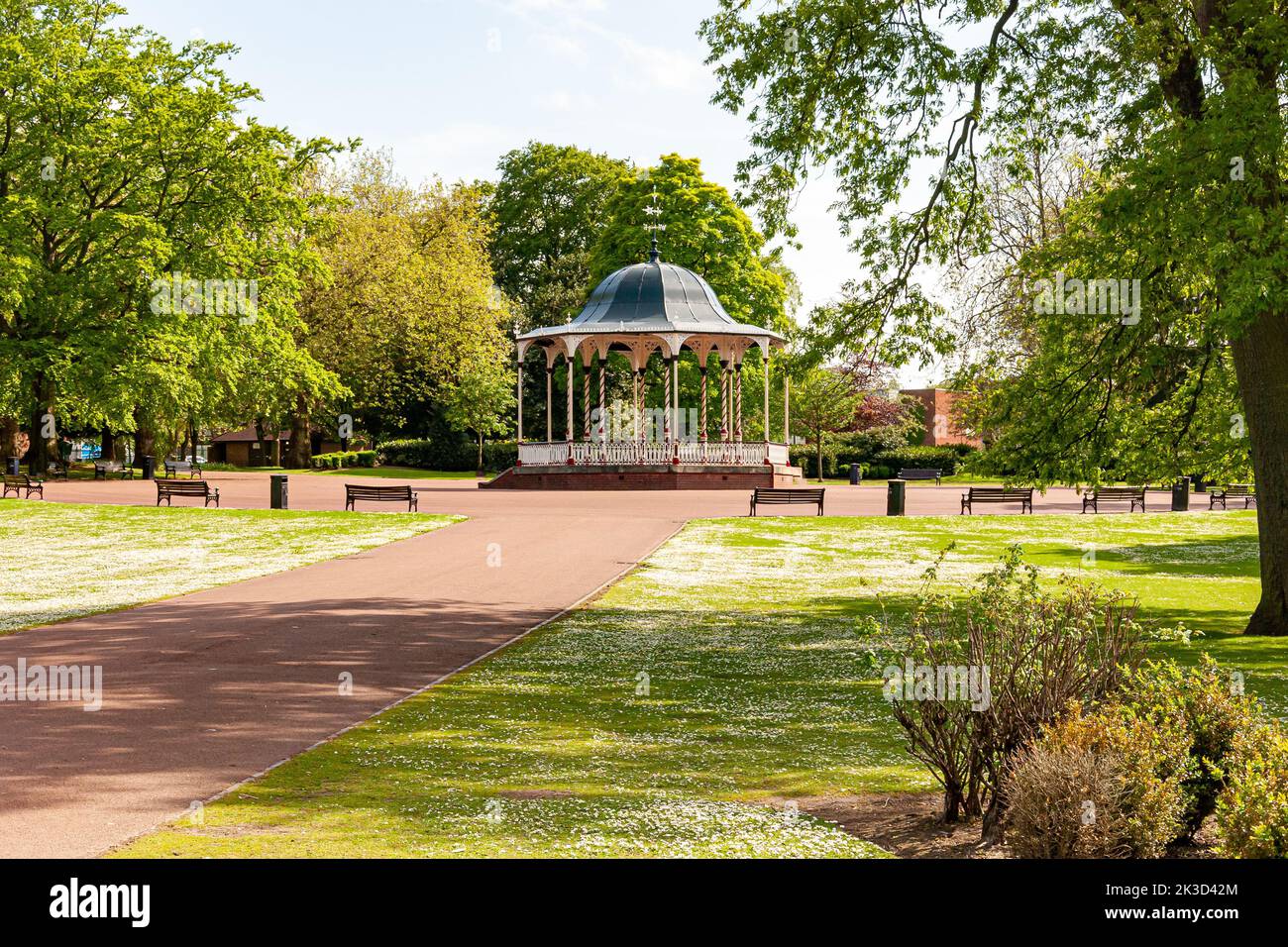 Beautiful landscape in a park in Wolverhampton Stock Photo - Alamy