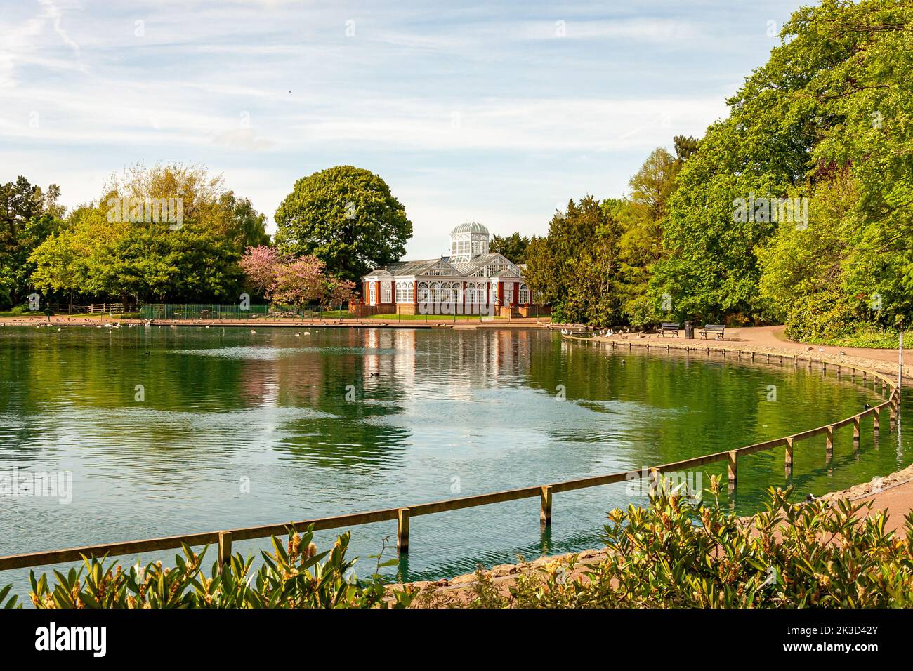 Beautiful landscape in a park in Wolverhampton Stock Photo - Alamy