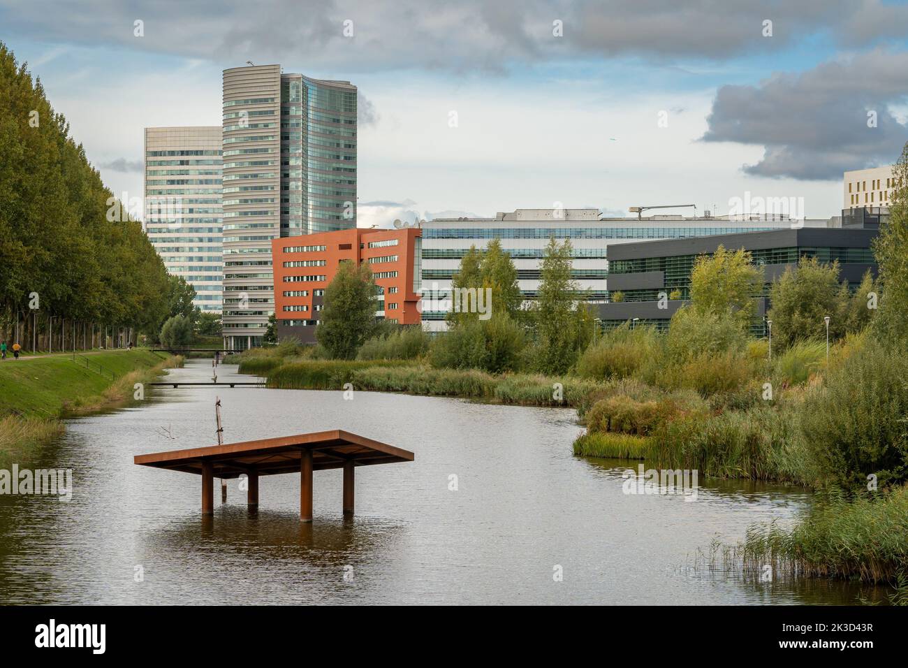 Cityscape of Hoofddorp, Haarlemmermeer municipality, The Netherlands ...