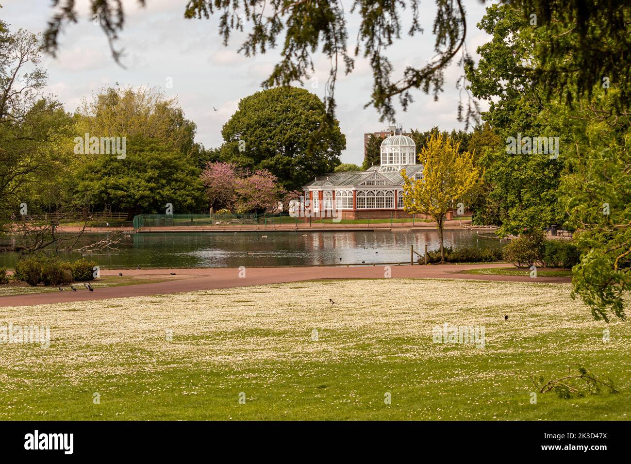 Beautiful landscape in a park in Wolverhampton Stock Photo - Alamy