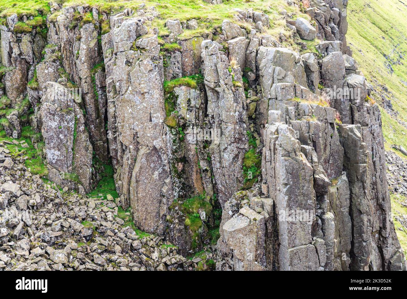 High cup Nick, U shaped valley in North Pennines Area of Outstanding ...