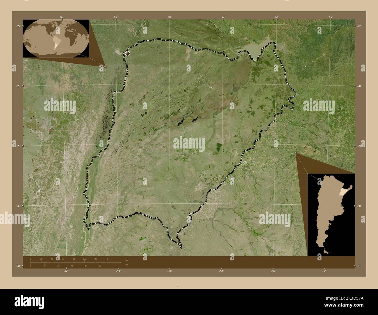 Corrientes map vector hi-res stock photography and images - Alamy