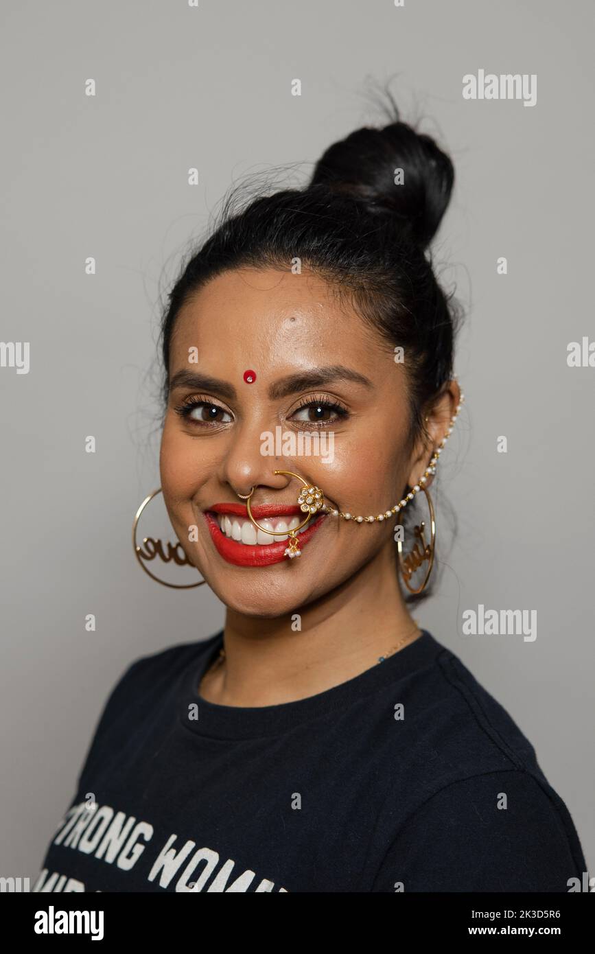 Portrait beautiful indian woman eyes hi-res stock photography and ...