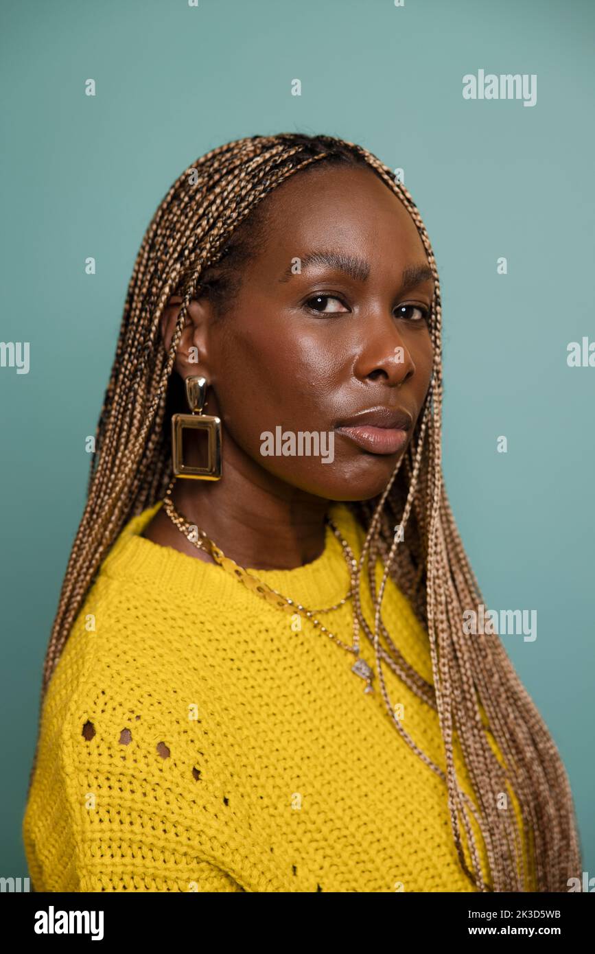 Long braided hair hi-res stock photography and images - Alamy