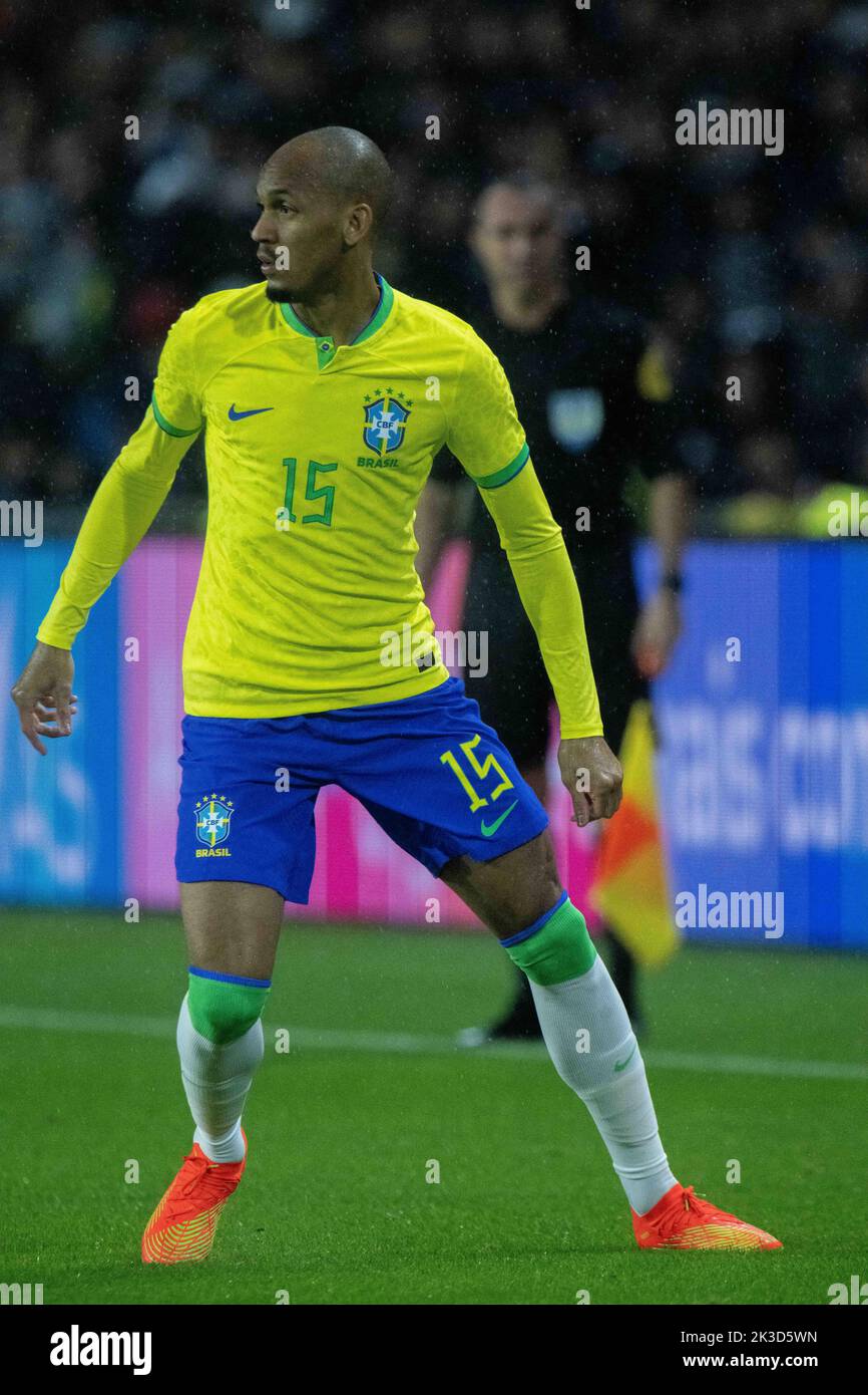 LE HAVRE, FRANCE - SEPTEMBER 23: Fabinho of Brazil during the ...