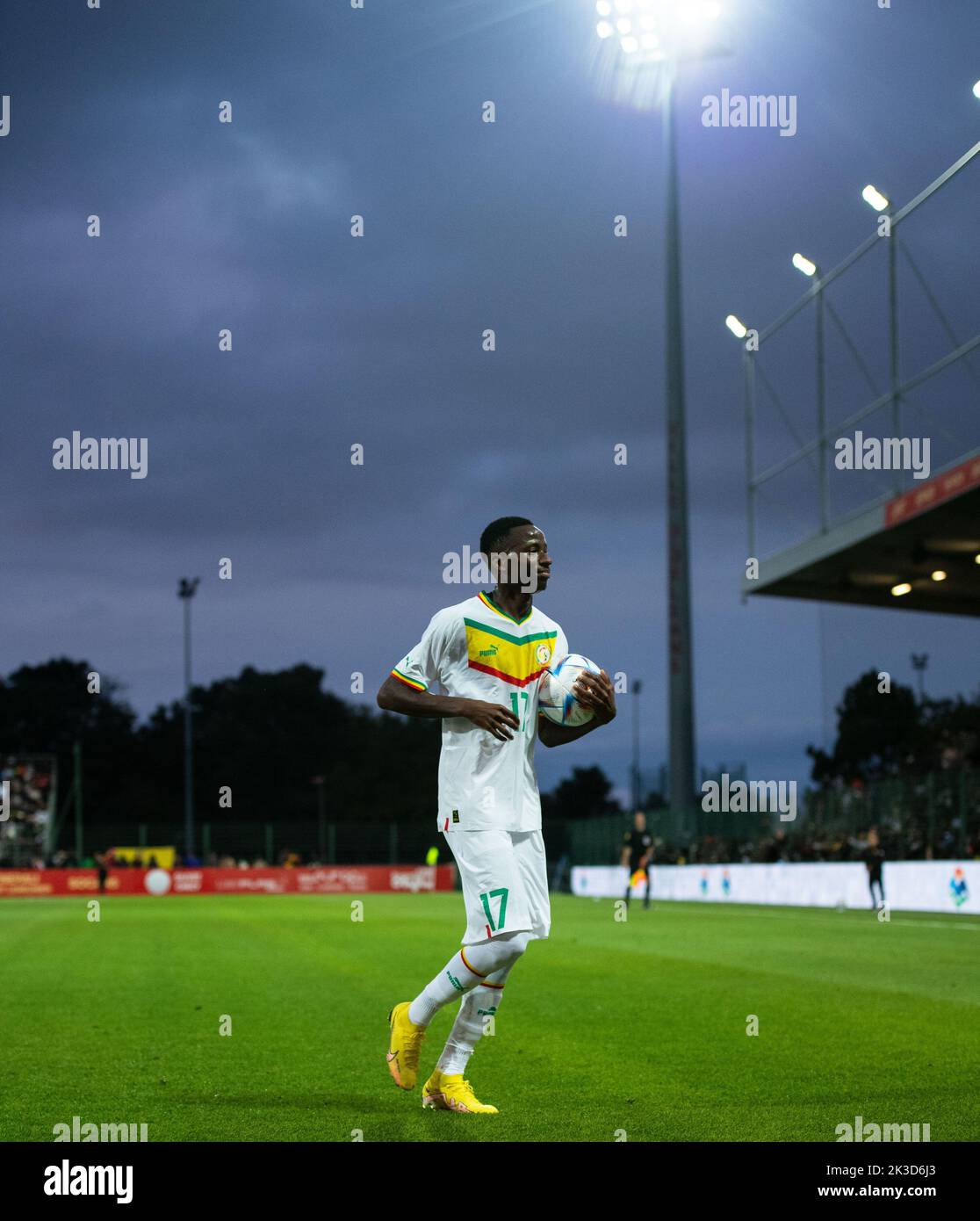 ORLEANS, FRANCE - SEPTEMBER 24: Pape Matar Sarr of Senegal during the ...