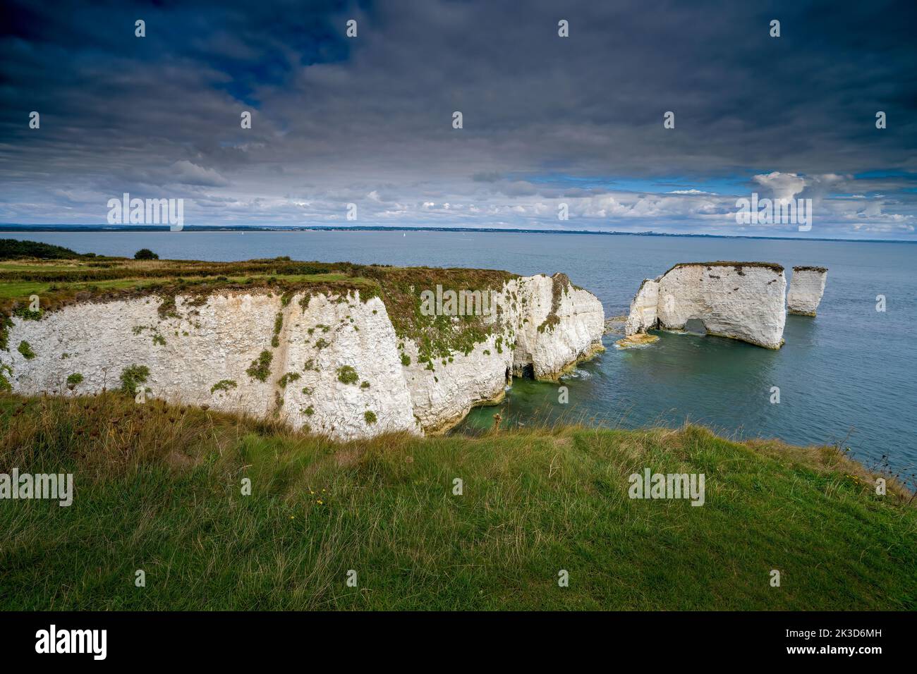 Old Harry Rocks, Isle of Purbeck, Dorset, England Stock Photo - Alamy