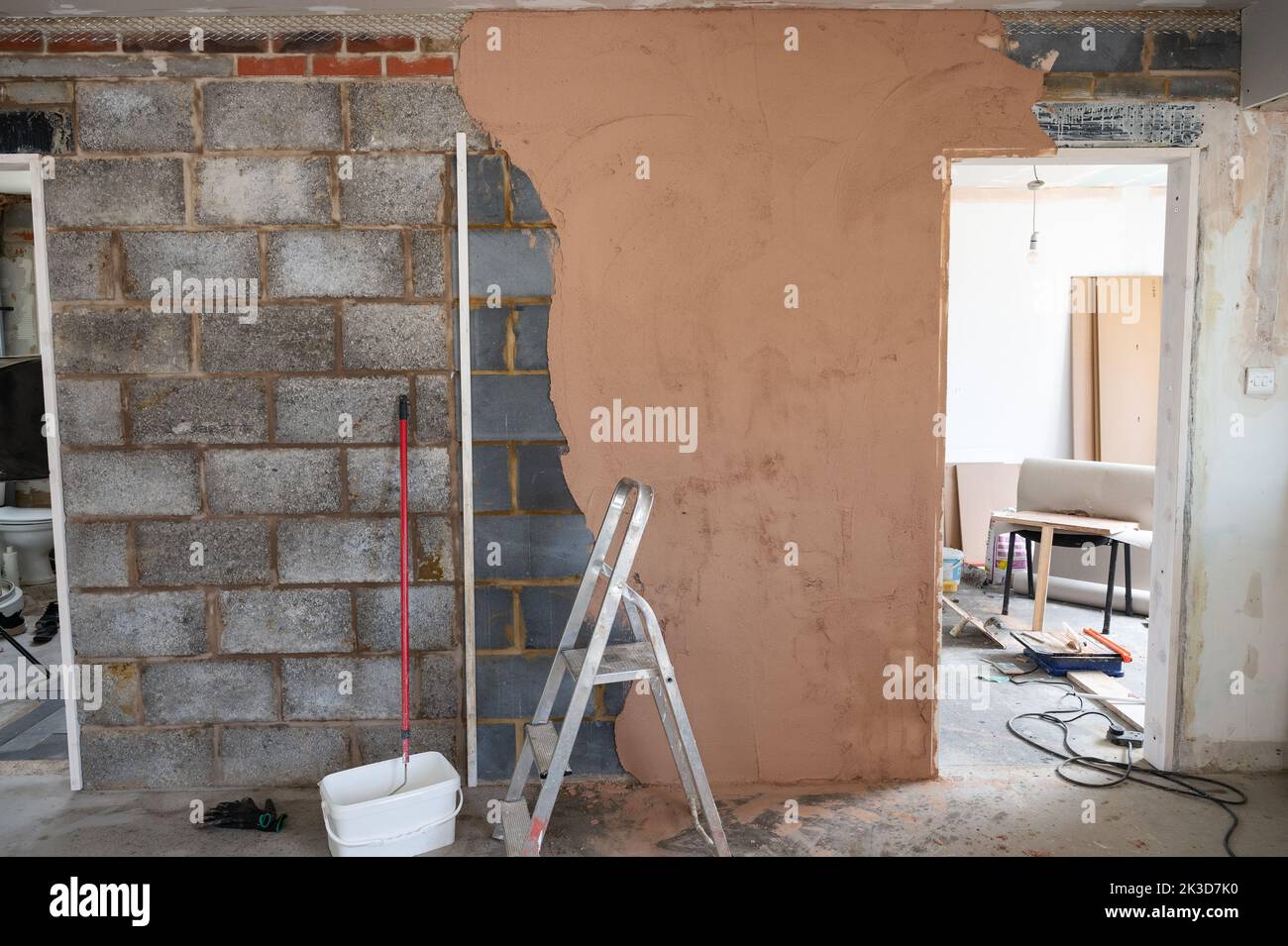 Concrete plastering hi-res stock photography and images - Alamy