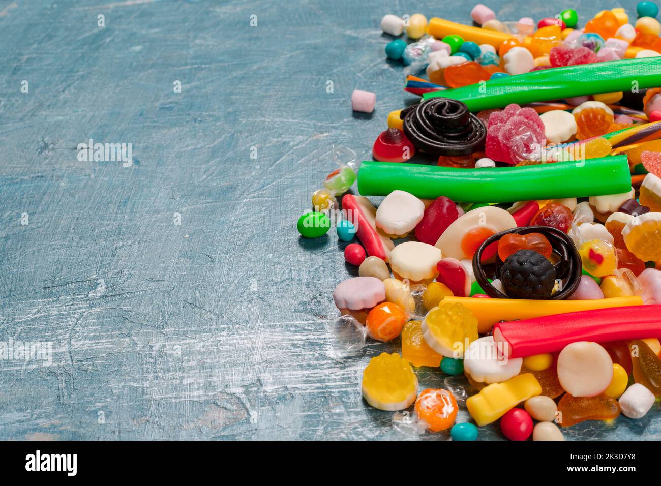 Colorful Candies mixed Stock Photo - Alamy