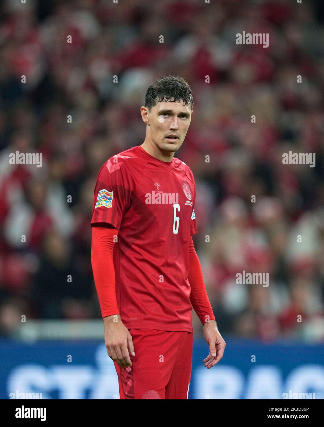 Parken, Copenhagen, Denmark. 25th Sep, 2022. Andreas Christensen ...