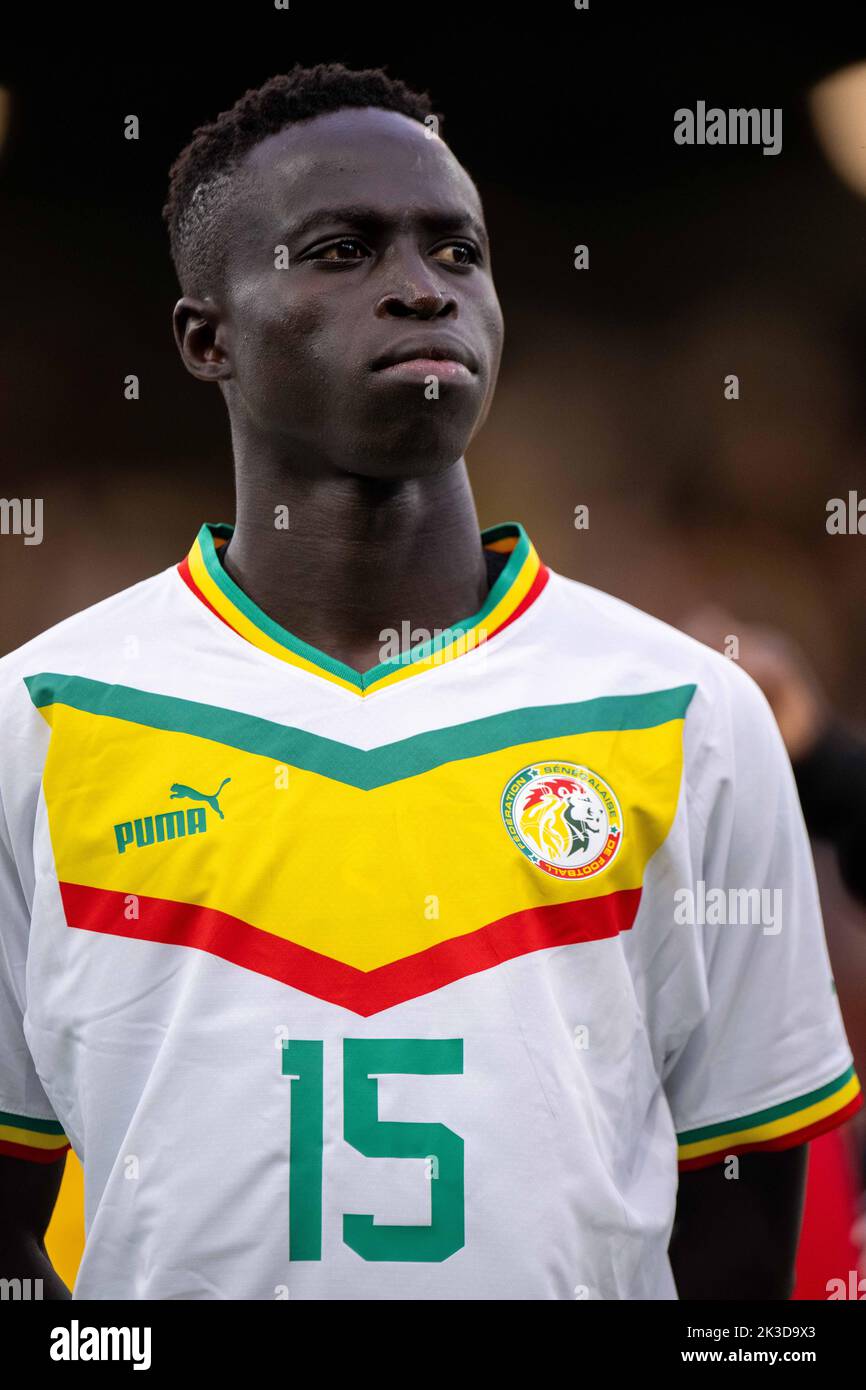 ORLEANS, FRANCE - SEPTEMBER 24: Krepin Diatta of Senegal look on as the ...