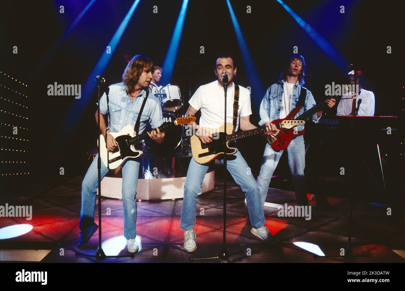 Status Quo Britische Rock Band Auftritt Deutschland 1991 Status