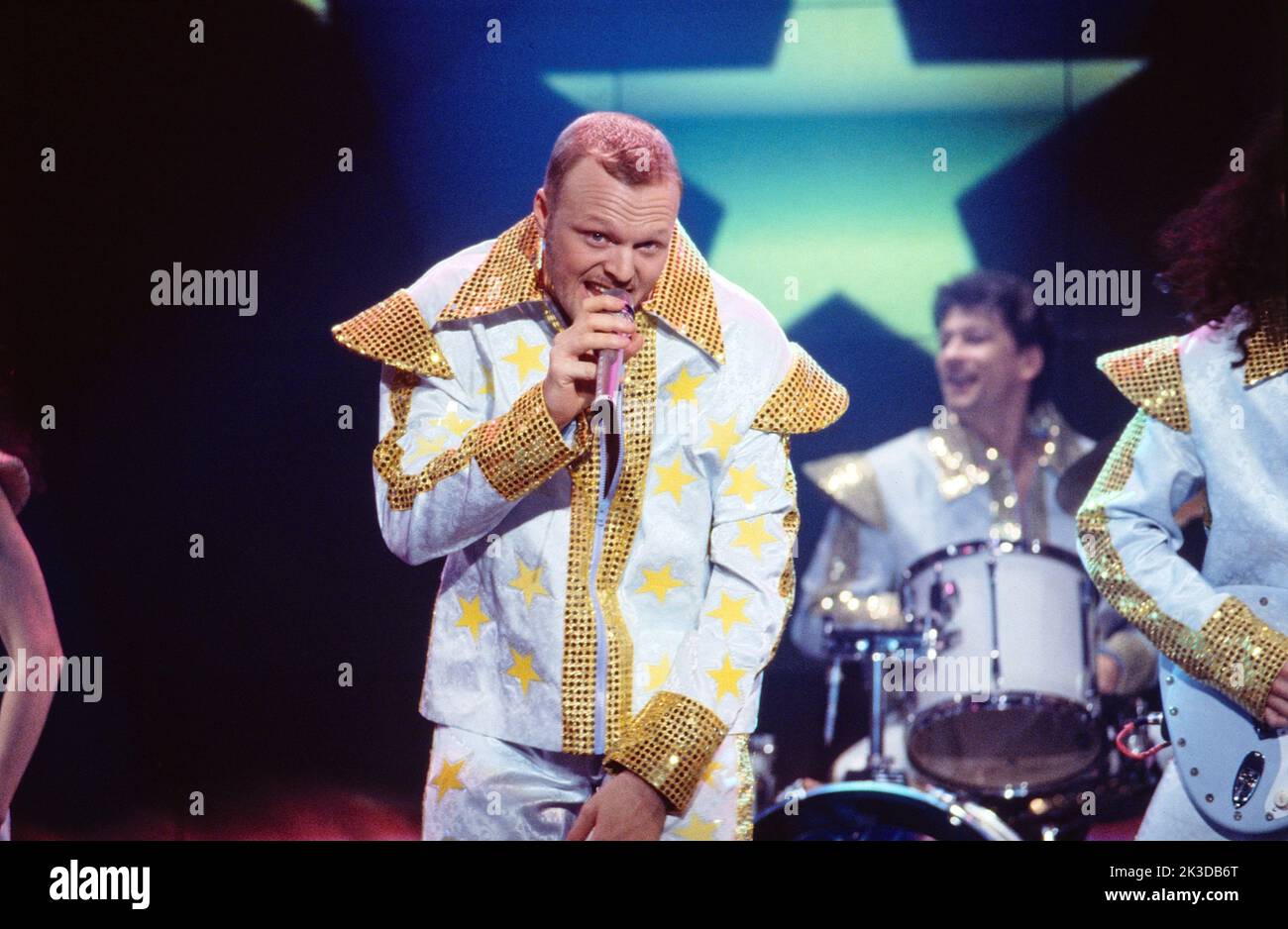 Stefan Raab, deutscher Sänger, Komiker, Moderator, singt für ...