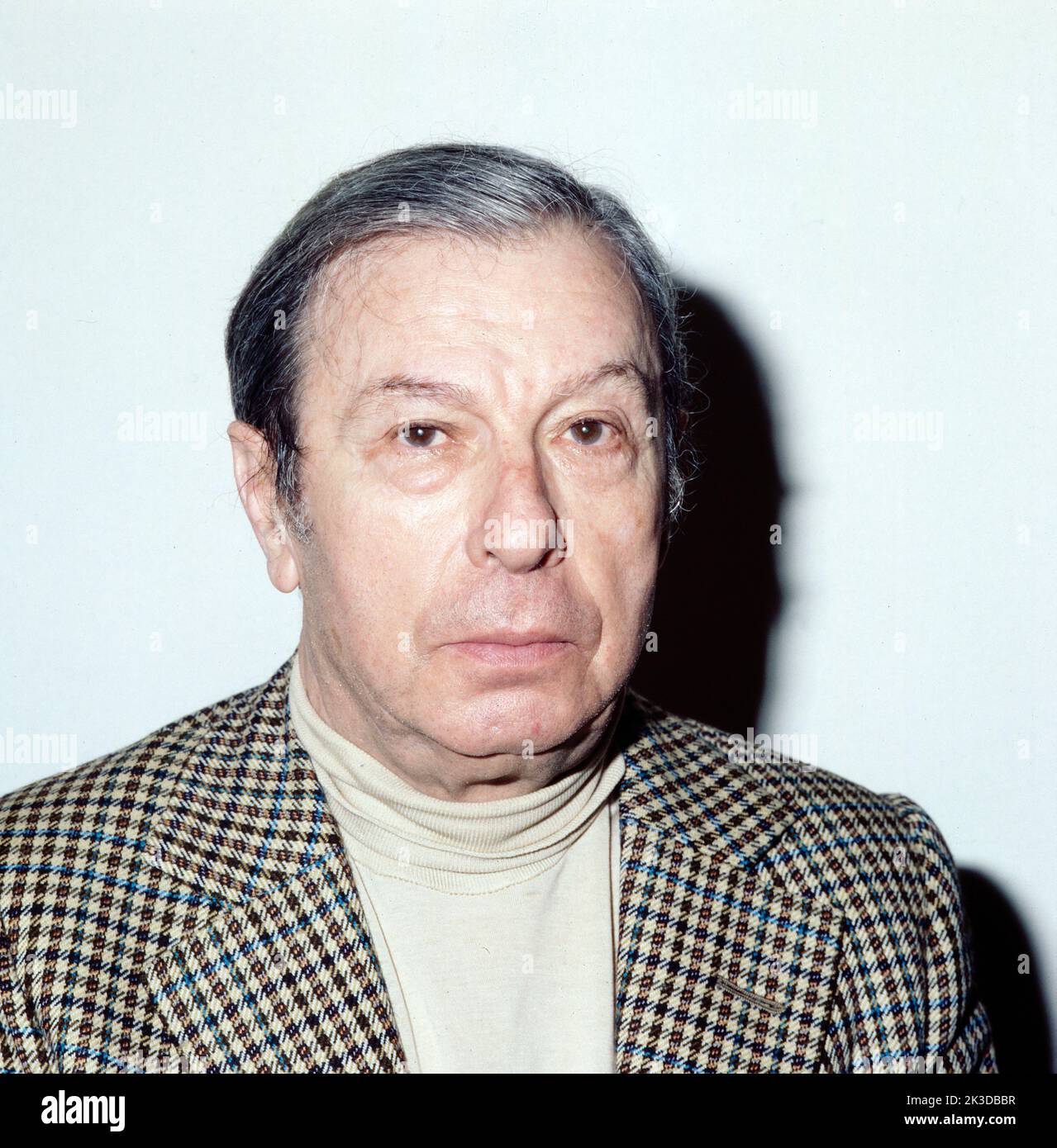 Nathan Milstein, berühmter amerikanischer Geiger, Portrait, circa 1980 ...