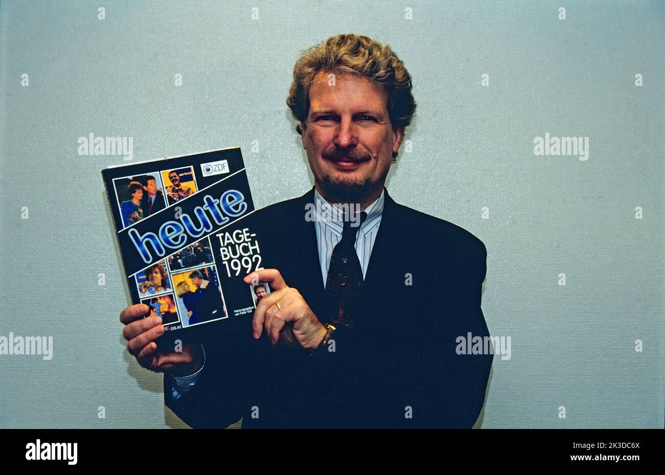 Peter Voß, deutscher Journalist, Moderator des ZDF heute journals ...