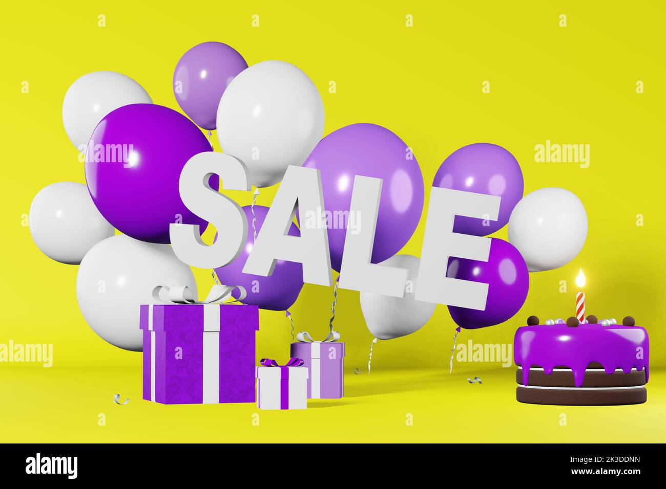 Sale text discount banner Hot offer Best price 3d rendering yellow ...