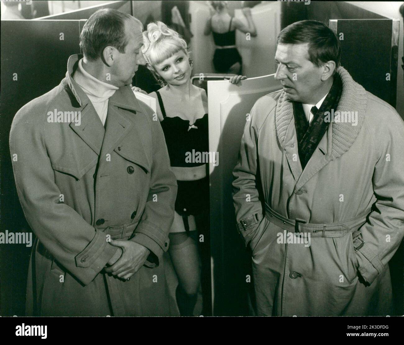 Szene aus der Fernsehkrimireihe "Dem Täter auf der Spur", Folge ...