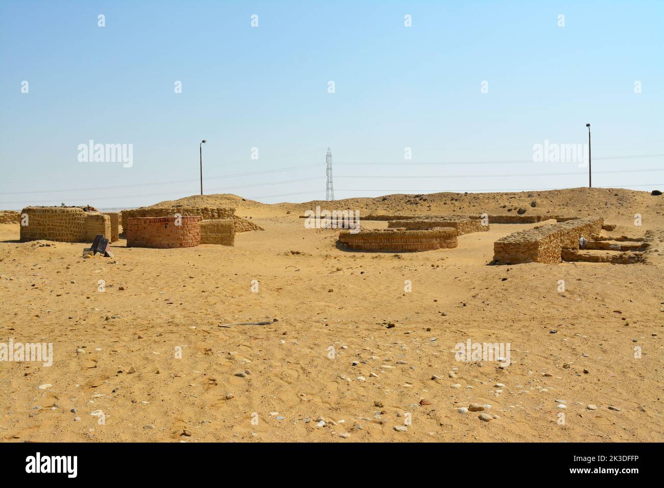 The Prophet Moses Springs, water wells and palms in Sinai Peninsula ...