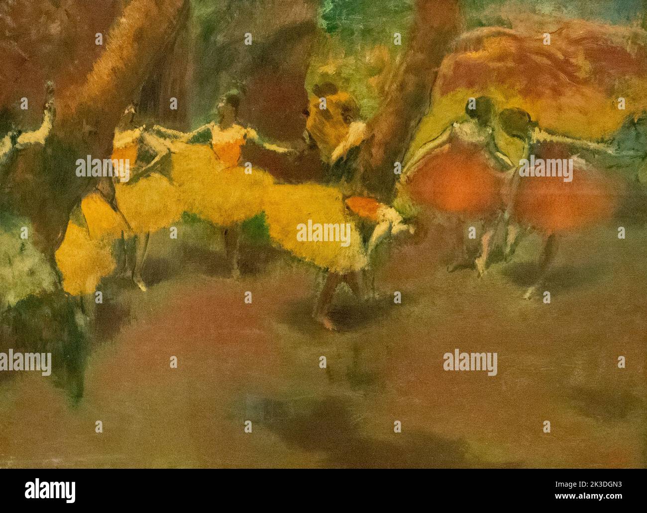 Before the Performance by Edgar Degas in National Gallery of Scotland ...