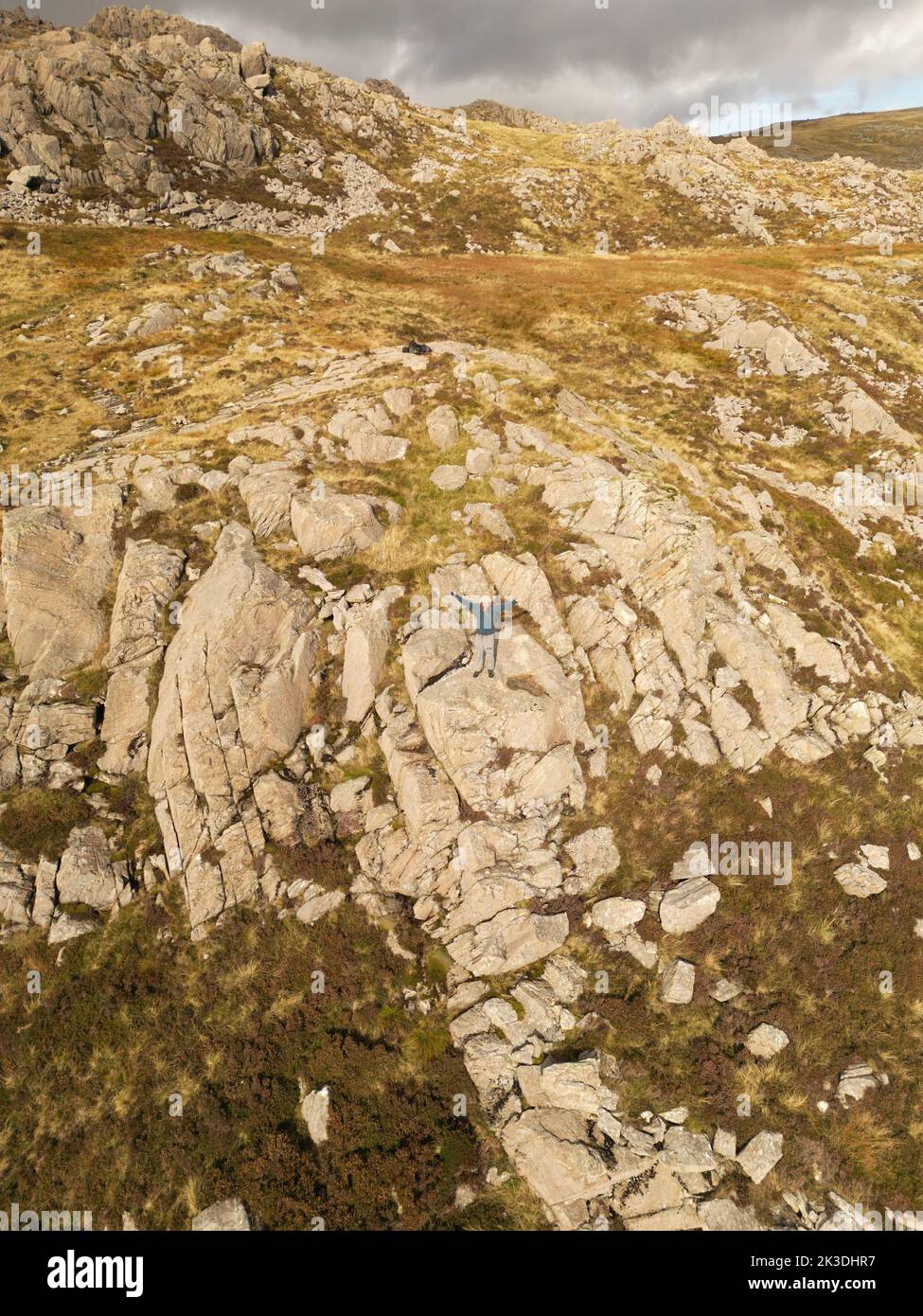 The Miners Track. Glyder fach. Snowdonia National Park. Wales. UK Stock ...