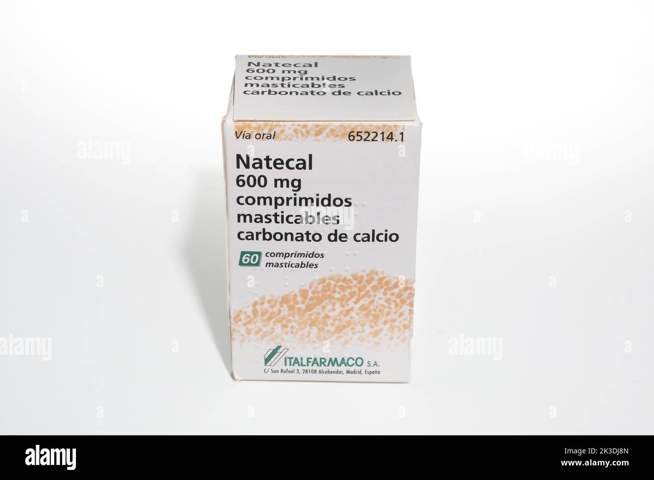 NATECAL 600 mg CHEWABLE TABLETS Stock Photo - Alamy