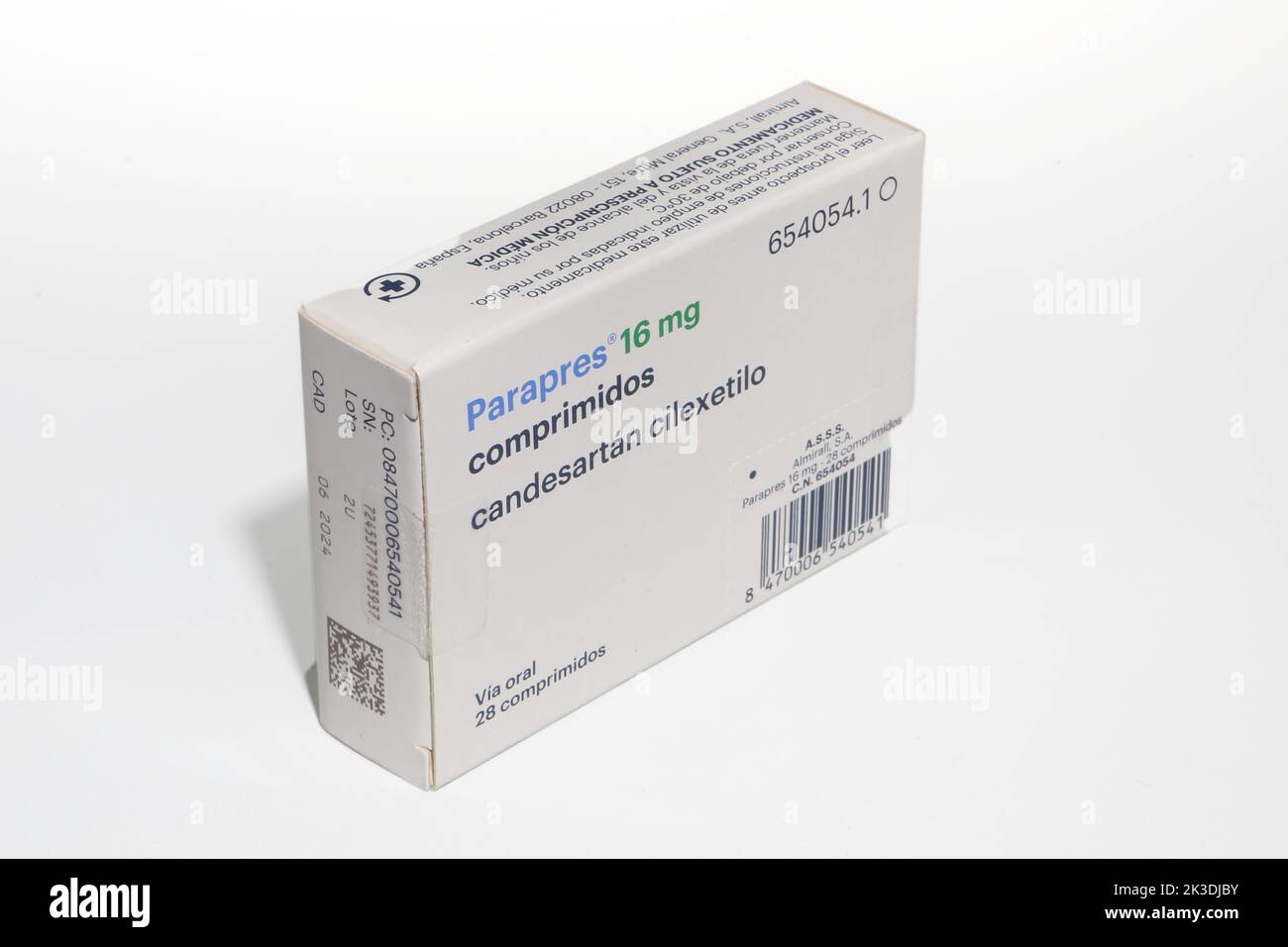 PARAPRES 16 mg Stock Photo - Alamy