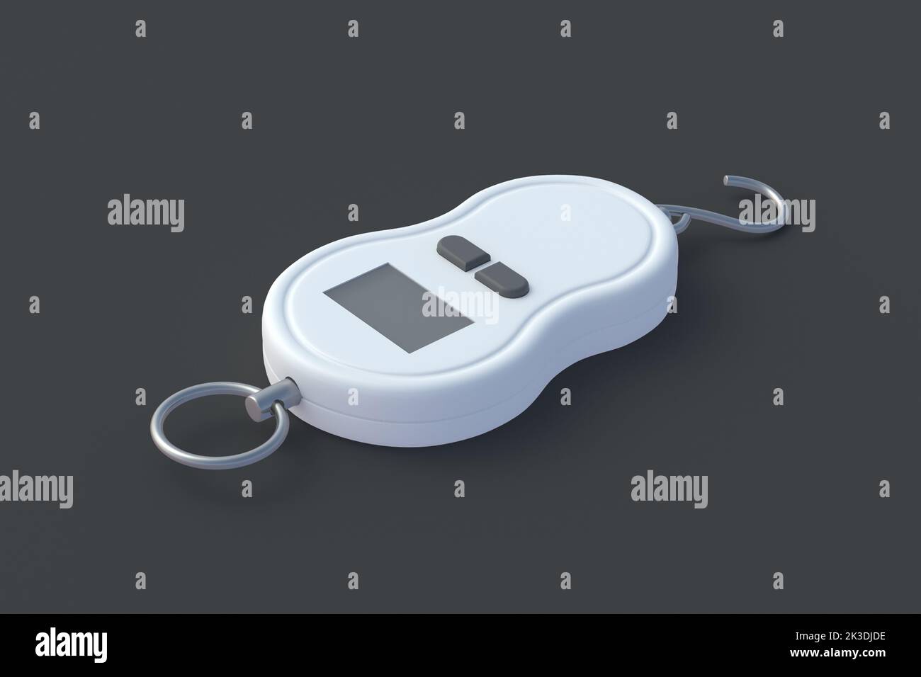 Hand scales on black background. 3d render Stock Photo - Alamy