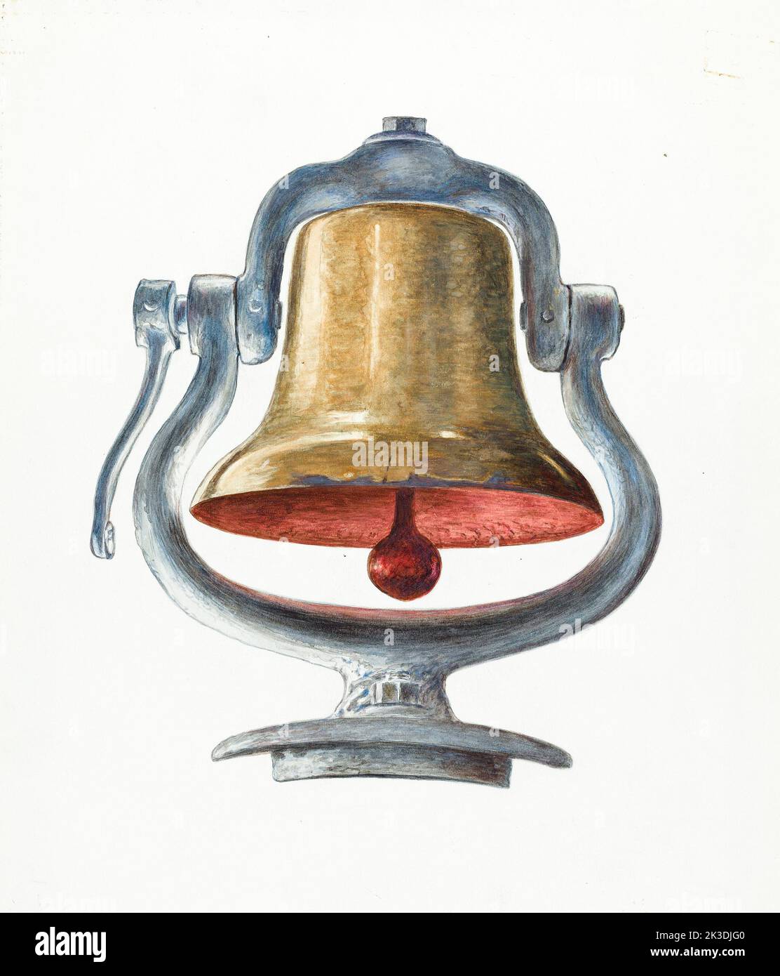 Locomotive Bell (1935–1942) by Georgina King. Original from The ...