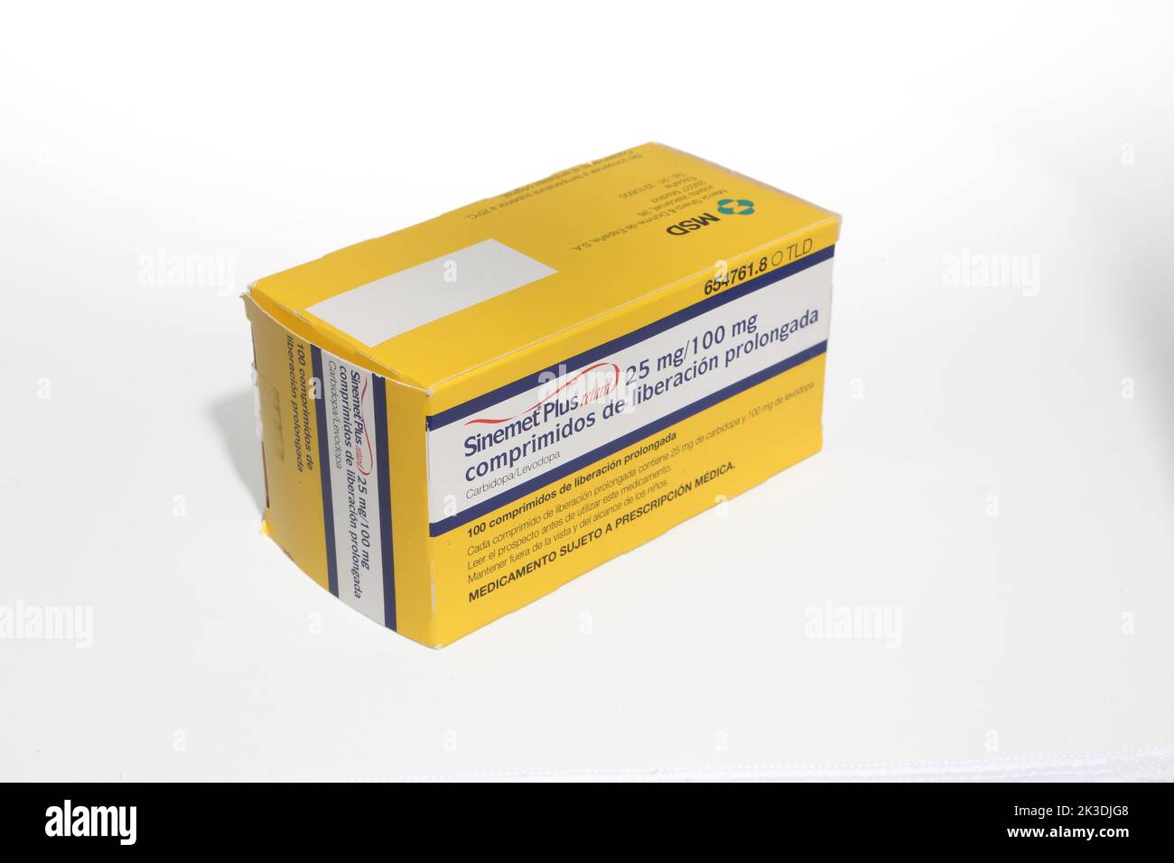 SINEMET PLUS RETARD 25 mg/100 mg COMPRIMIDOS DE LIBERACION PROLONGADA ...