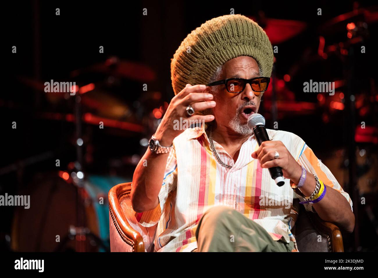 Don Letts perfoms at the Montreux Jazz Festival, on July 10, 2022, in ...