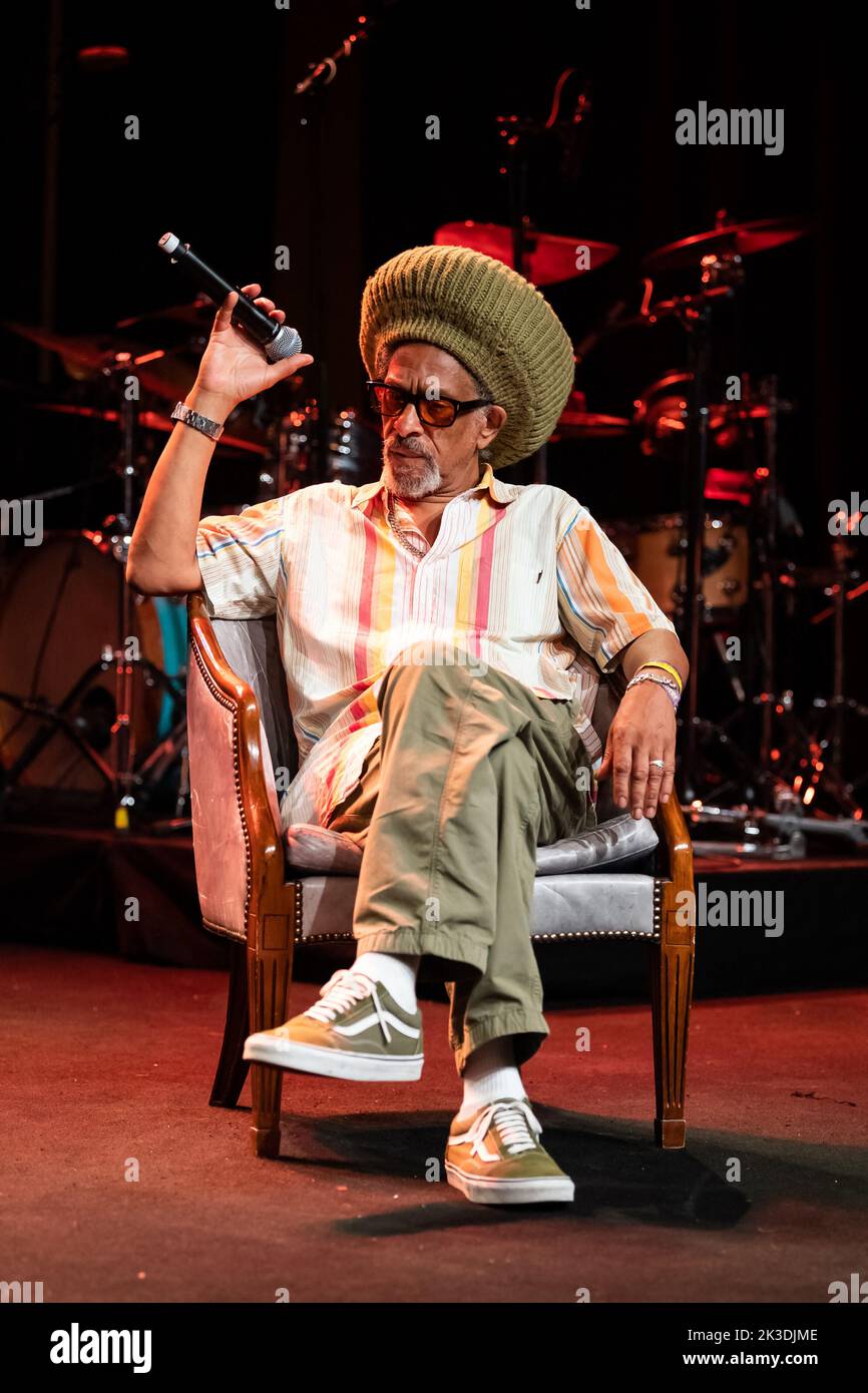 Don Letts perfoms at the Montreux Jazz Festival, on July 10, 2022, in ...